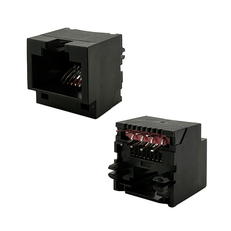 High Quality RJ45 8P8C Jack Vertical:RHTLY52-8P8C