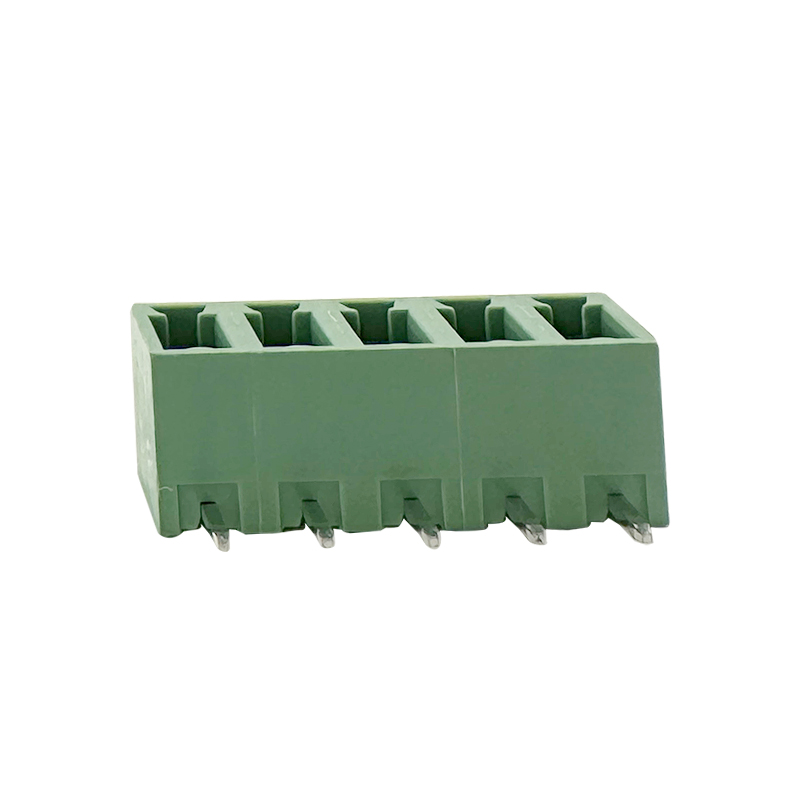5.08mm Female Pluggable Terminal Block Right Angle Pin, RHTBYDKFR-5.08,